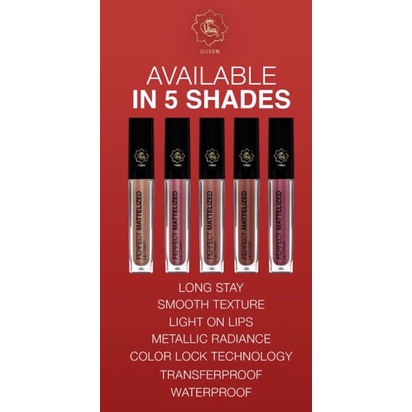 Jual VIVA QUEEN PERFECT MATTELIZED LIP CREAM | Shopee Indonesia