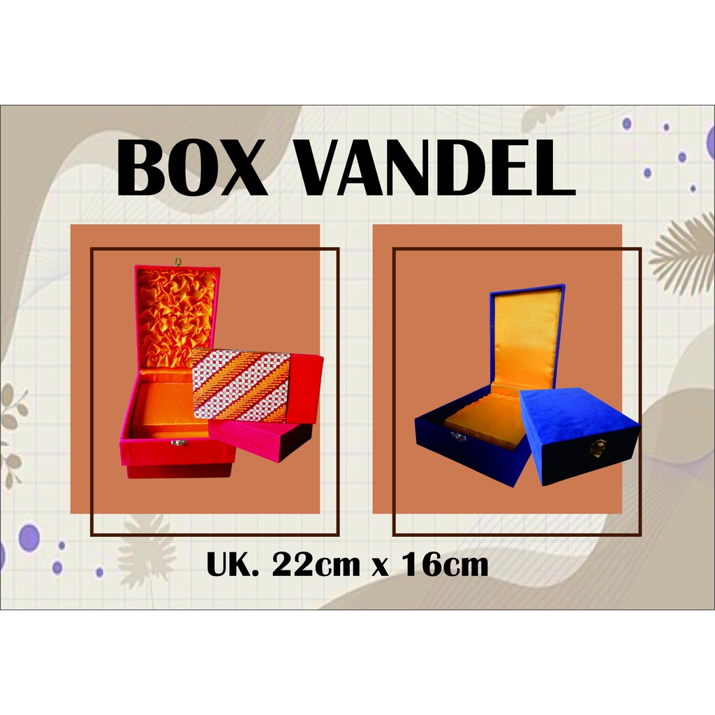 Jual BOX VANDEL UKURAN 22CM X 16CM | Shopee Indonesia