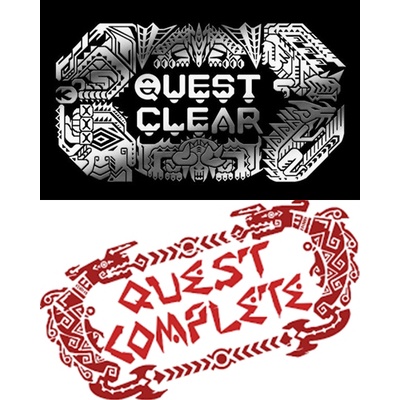 Jual Monster Hunter "QUEST CLEAR & QUEST COMPLETE" Sticker Pack ...