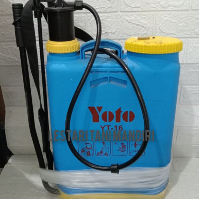 Jual SPRAYER GENDONG SEMI OTOMATIS YOTO ukuran 16 Ltr standar SNI ...