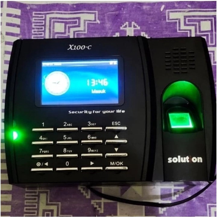 Jual Mesin absensi finger print / sidik jari SOLUTION X100 - C | Shopee ...