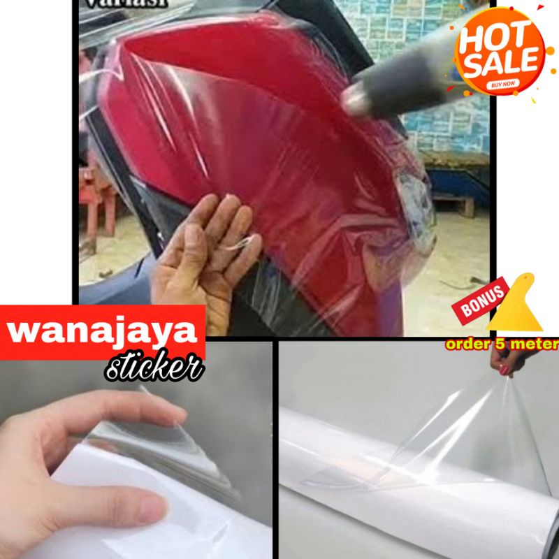 Jual stiker skotlet anti gores skotlet transparan bening glossy | Shopee Indonesia