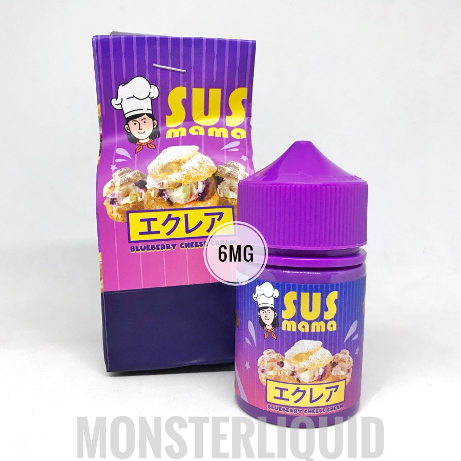 Jual SUS MAMA V2 BLUEBERRY CHEESE CREAM BY JAVA JUICE 6MG 60ML | Shopee ...