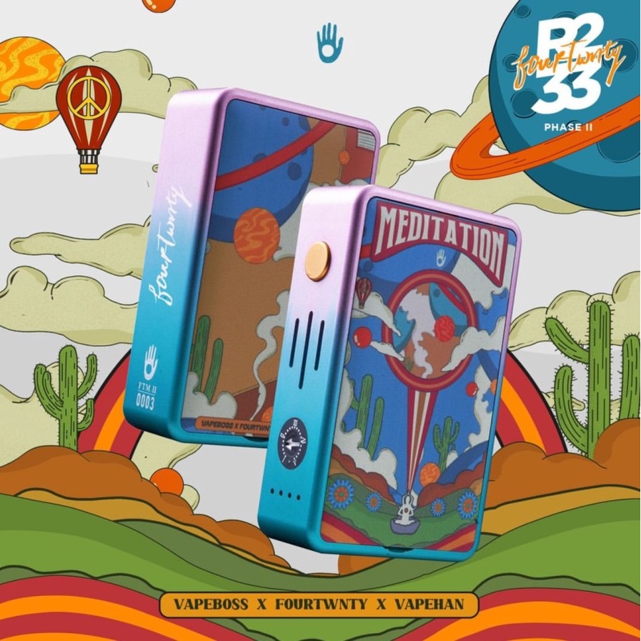 Jual Mod Vape Hotcig R233 Fourtwnty Phase 2 Meditation Limited Edition ...