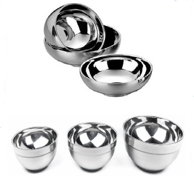 Jual Mangkok Besi KOREA / CHINA BOWL Stainless Tebal Mangkuk Double ...