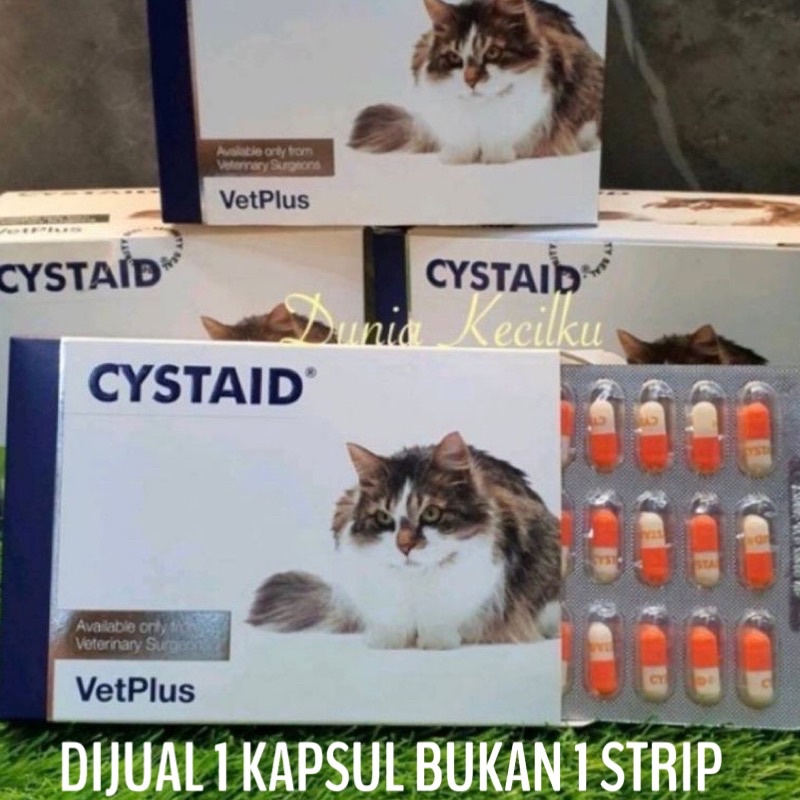 Jual Cystaid Cat Plus For Urinary Tract / Masalah Kencing Kucing (1 ...