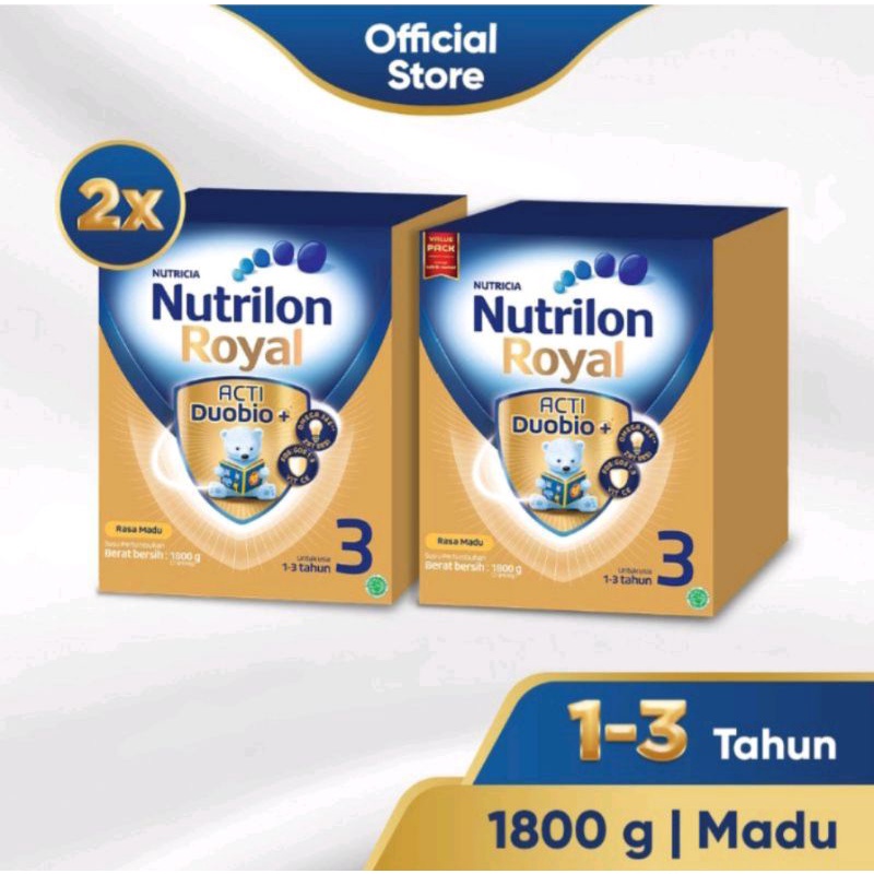 Jual Nutrilon Royal 3 1800gr Rasa Vanilla Madu | Shopee Indonesia