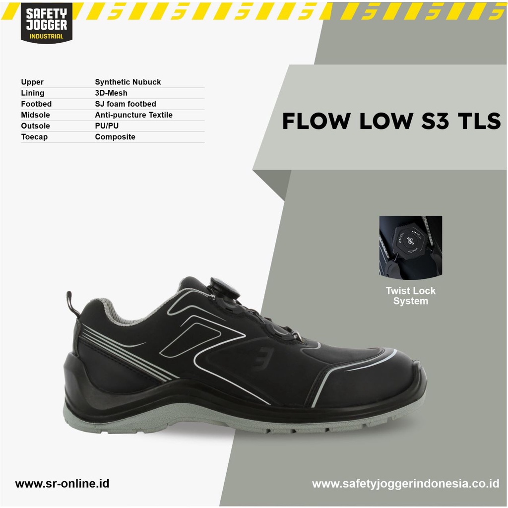 Jual SAFETY JOGGER FLOW S3 LOW TLS S3 ESD SRC | Shopee Indonesia