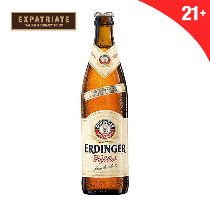 Jual Beer Erdinger Weissbier Fine Yeast Premium German Wheat Beer 500ml ...