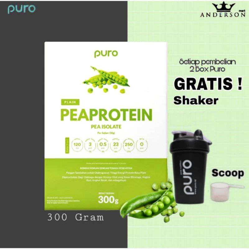 Jual Puro VEGA PRO Pea Protein isolate 300 Gram | Shopee Indonesia