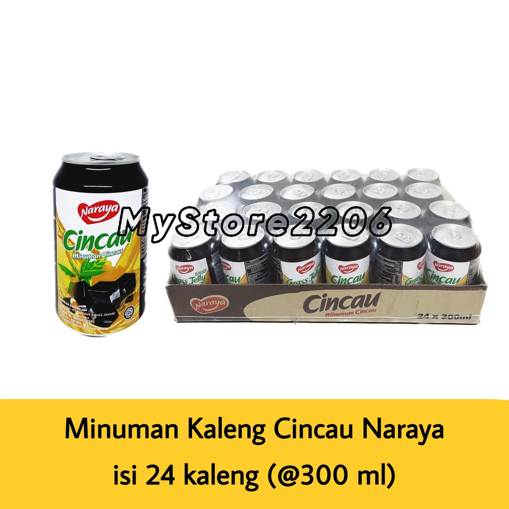 Jual Minuman Kaleng rasa Cincau merek Naraya / Minuman Kaleng Naraya ...