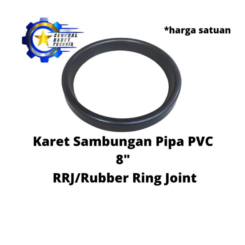 Jual Karet sambungan pipa PVC 8"inch/rubber ring joint | Shopee Indonesia