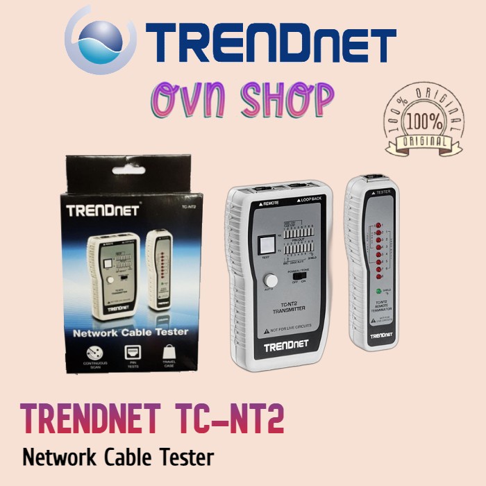 Jual Trendnet TC-NT2 Network Cable Tester | Shopee Indonesia