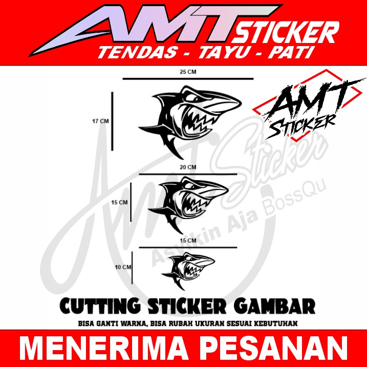 Jual Stiker Gambar Keren Cutting - Stiker Cutting - Stiker Hiu | Shopee ...