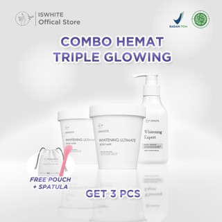 Jual ISWHITE COMBO HEMAT TRIPLE PACKAGE | BODY MASK | BODY SERUM ...