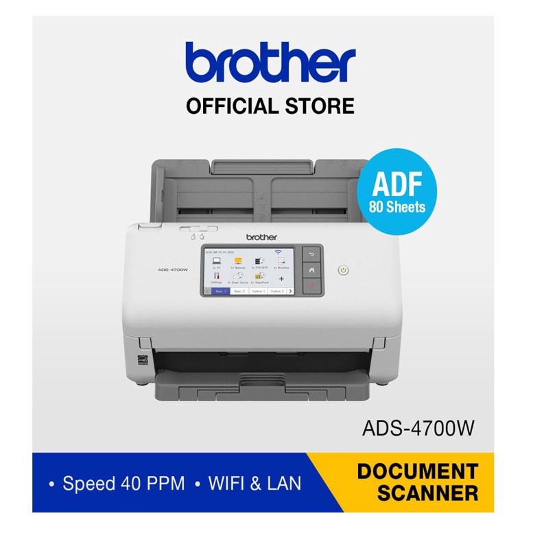 Jual Scanner Brother ADS-4700W Professional Desktop Scanner - Resmi ...