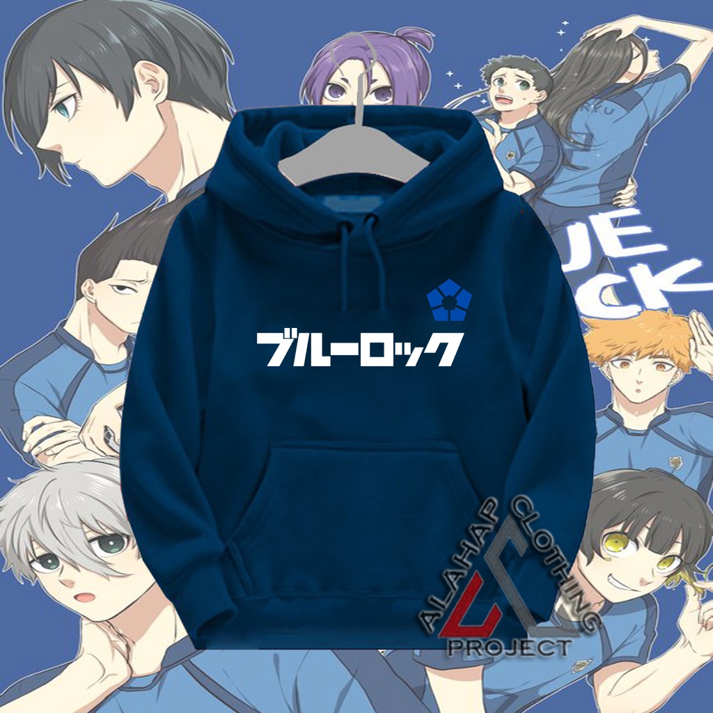 Jual Jaket Anak Sweater Hoodie BLUELOCK BLUE LOCK ANIME FOOTBALL LOGO ...