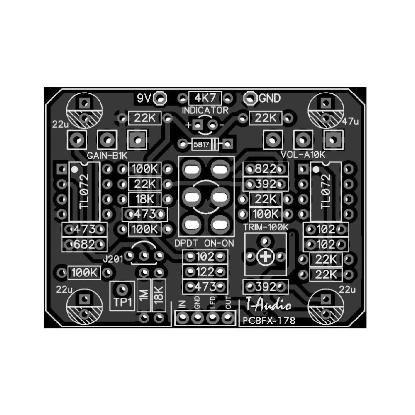 Jual T-Audio PCBFX-178 Based on ROG Condor Cabsim Cabinet Simulator DIY ...