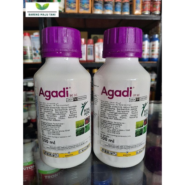 Jual INSEKTISIDA AGADI 50SC isi 500ML Pembasmi sundep,Penggerek batang ...