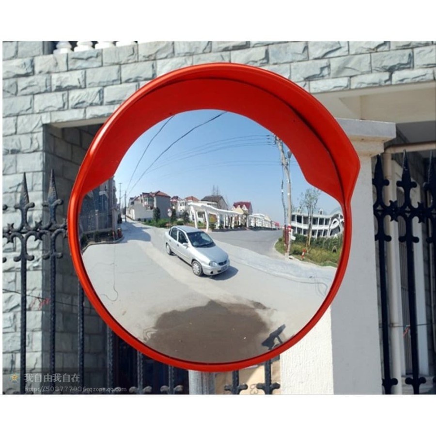 Jual CONVEX MIRROR UKURAN 80CM OUTDOOR CERMIN JALAN CEMBUNG OUTDOOR ...
