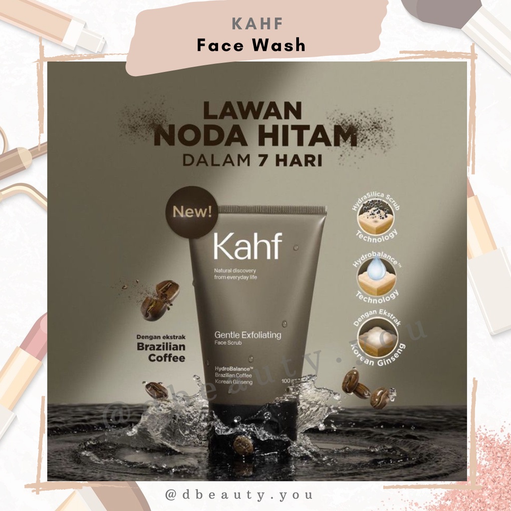 Jual Kahf Triple Action Oil and Comedo Defense Face Wash 100 ml Twin ...