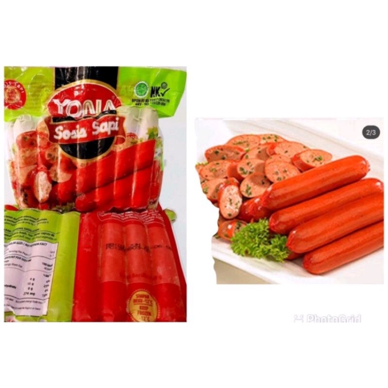 Jual COD 450GR YONA SOSIS SAPI MERAH | Shopee Indonesia