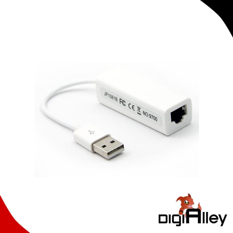 Jual USB LAN Card 2.0 To Ethernet Adapter RJ45 External For Macbook ...
