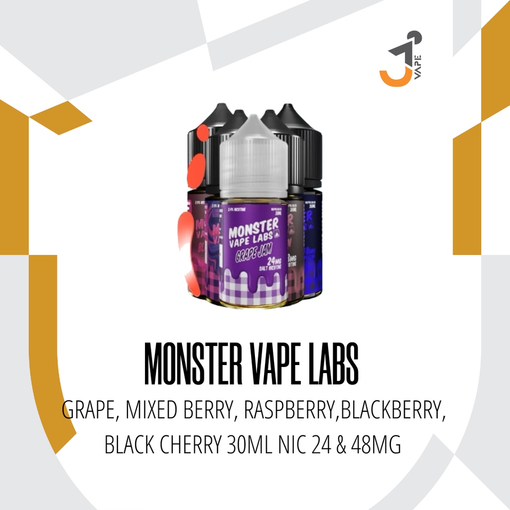 Jual MONSTER VAPE LABS SALTNIC SERIES 30ML BY CREATIV LABZ E-LIQUID ...