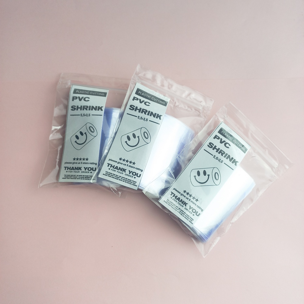 Jual Plastik Cutting PVC Shrink Ukuran 5,5 x 3,5 cm / Seal Tutup Botol ...