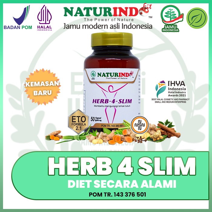 Jual Jamu Sehat Diet Secara Alami - HERB 4 SLIM Naturindo - HERB-4-SLIM ...