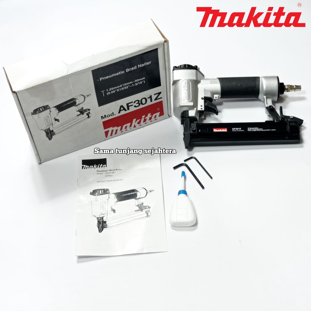Jual MAKITA AF 301 Z / MESIN ALAT PAKU TEMBAK AF 301Z / HEAVY DUTY AIR ...
