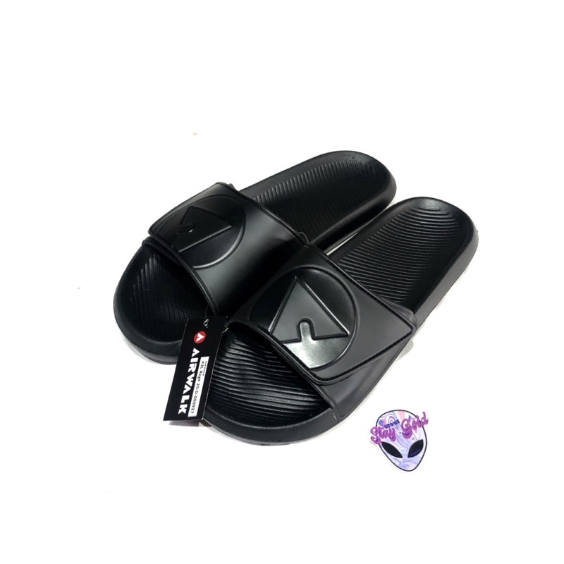 Jual READY STOCK Airwalk Matt Unisex Sendal Sandal Sandals - Black/Navy ...