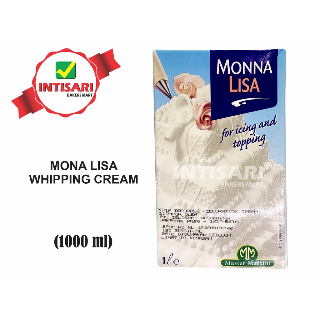 Jual MONA LISA WHIPPING CREAM 1 L | Shopee Indonesia