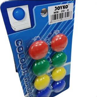 Jual MURAH Magnet papan tulis whiteboard / Magnet warna Joyko MN-20-8 ...