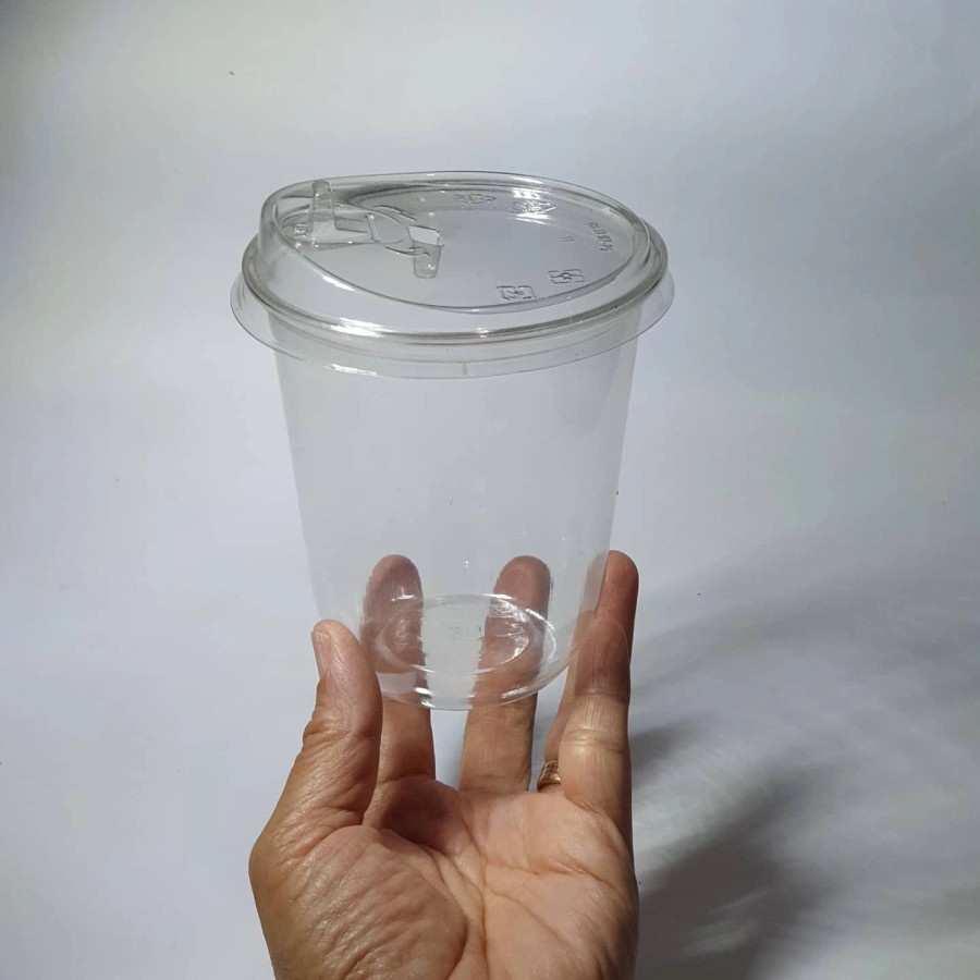 Jual Sablon Cup Plastik Polos / Gelas Plastik Sablon PET / PLP / 12 OZ ...