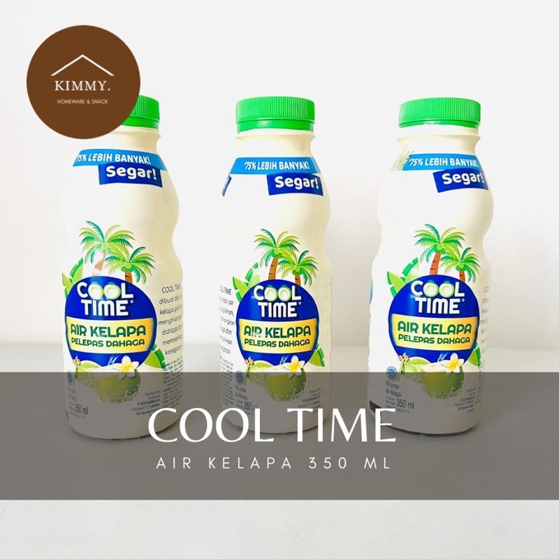 Jual COOL TIME COCONUT WATER 350 ML / COOL TIME AIR KELAPA BOTOL SIAP ...
