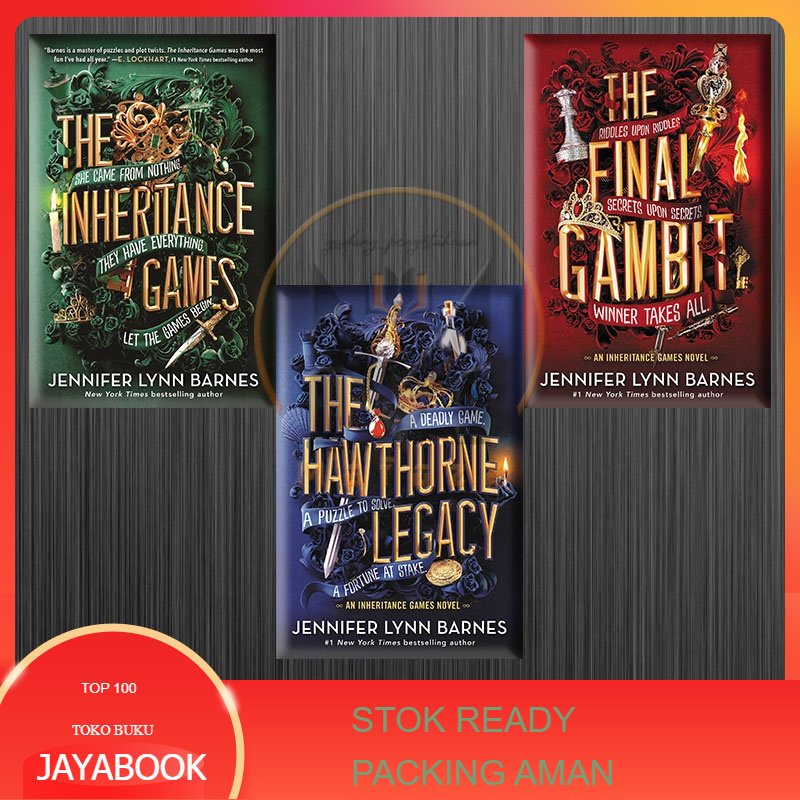 Jual Buku The Inheritance Games (3 book series) by Jennifer Lynn Barnes | Shopee Indonesia