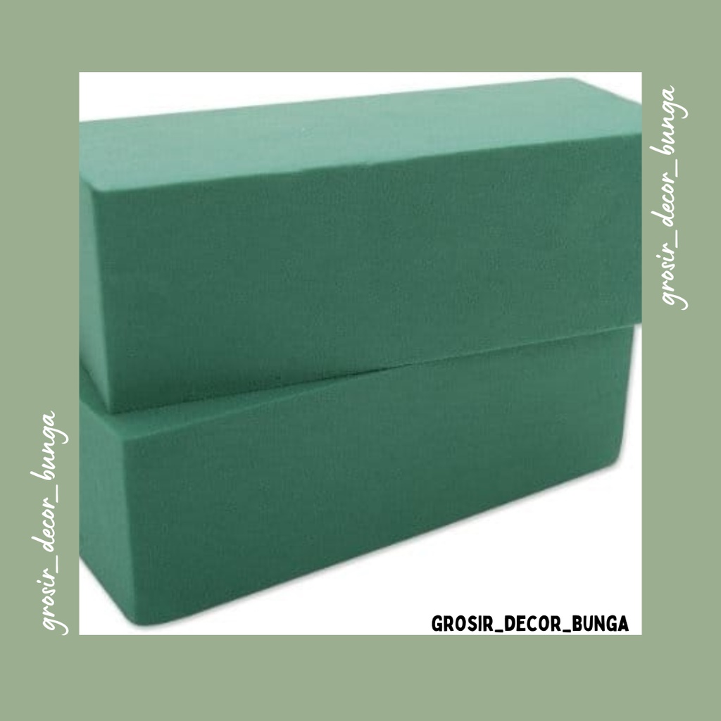 Jual FLORAL FOAM BUSA GABUS BUNGA RANTING KERING OASIS OASE FLOWER ...