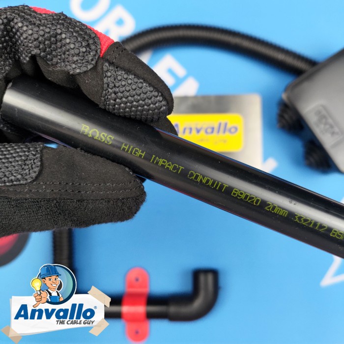 Jual Pipa Conduit Pipa Listrik High Impact TEBAL BOSS HITAM | Shopee ...