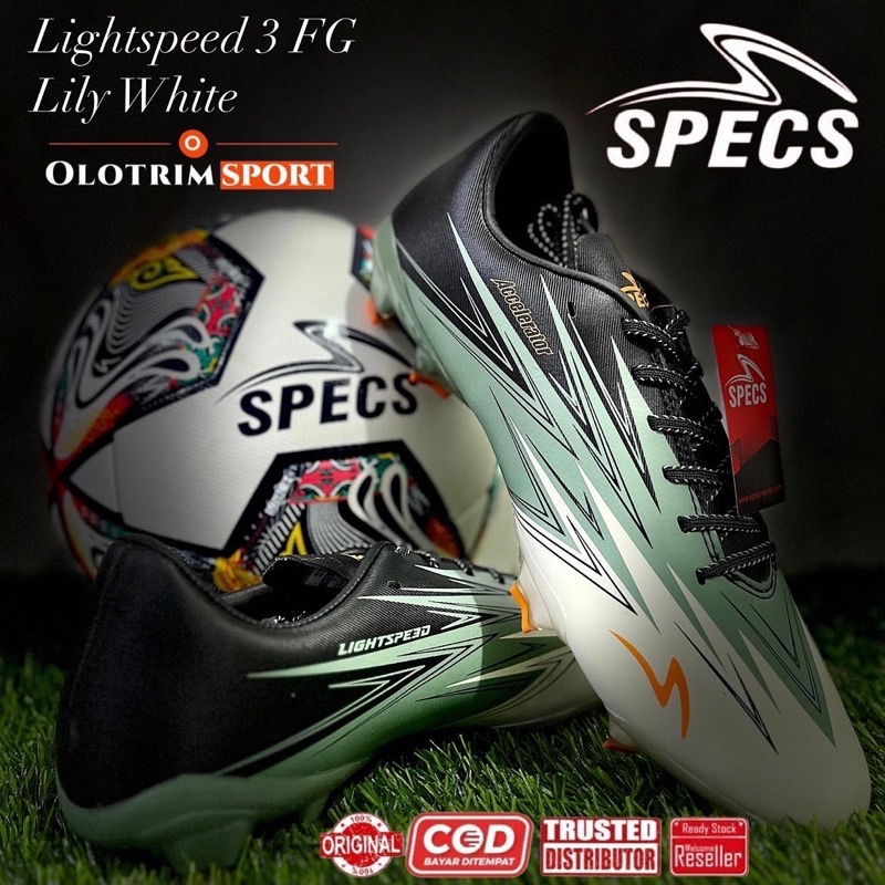 Jual Sepatu Bola Sepak Bola Specs Lightspeed 3 FG Lily White/Detour ...