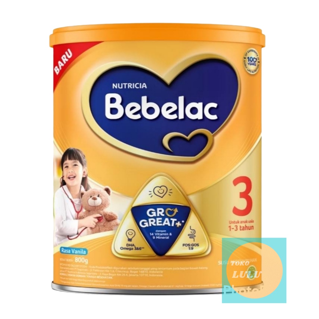 Jual Bebelac 3 VANILLA Susu Formula untuk anak usia 1-3 tahun kemasan ...