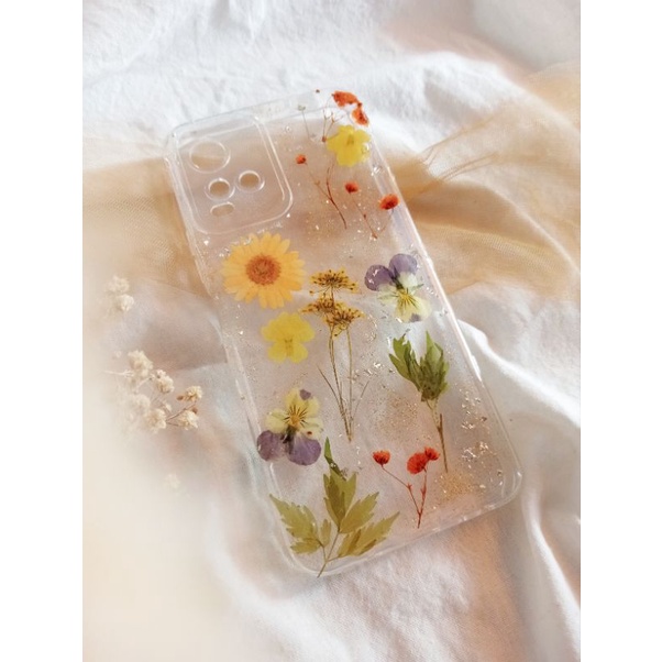 Jual RESIN CASE DRIED FLOWER/PRESSED FLOWER CASING HP CUSTOM | Shopee ...