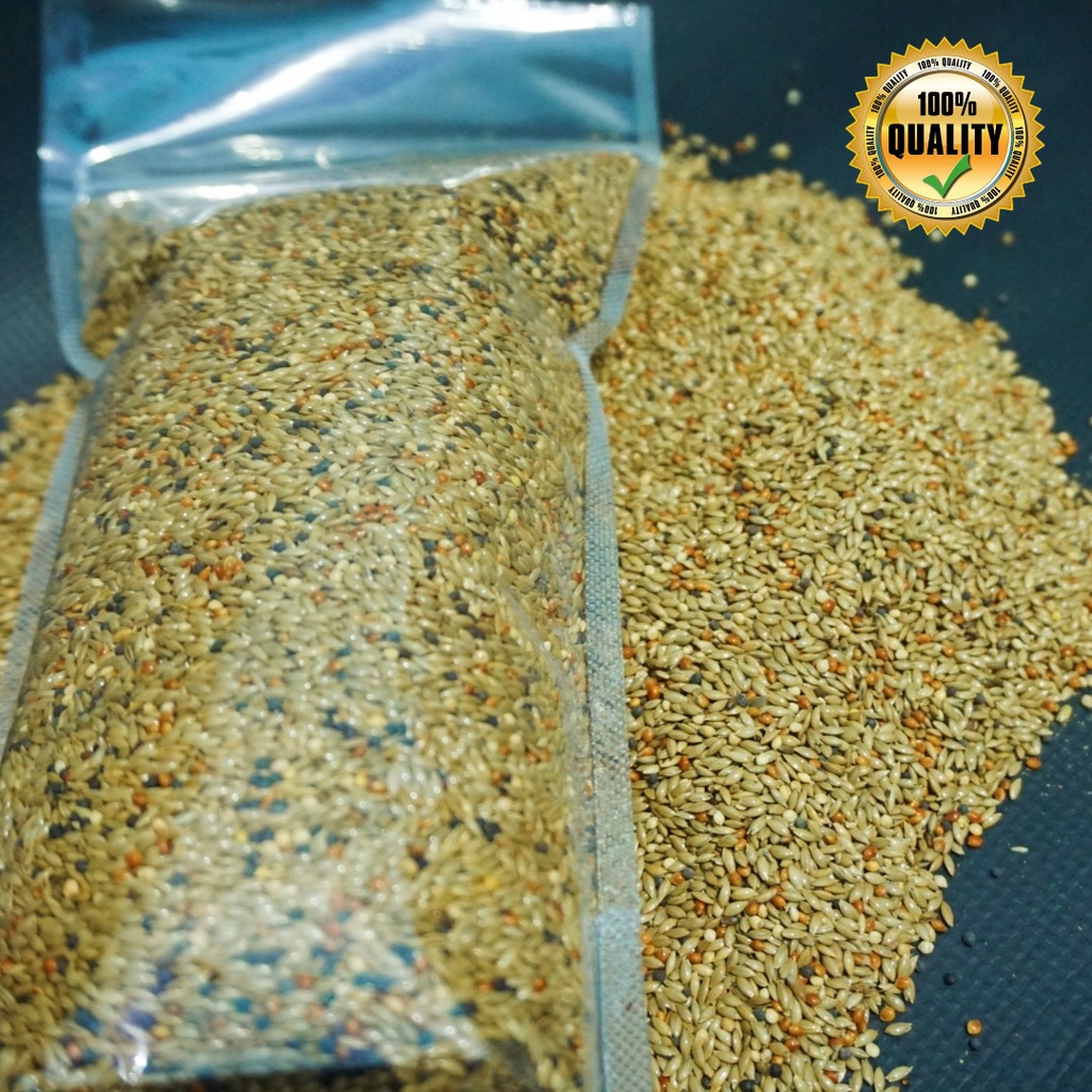 Jual PAKAN KENARI KEMASAN 1KG EXTRA REMPAH | Shopee Indonesia