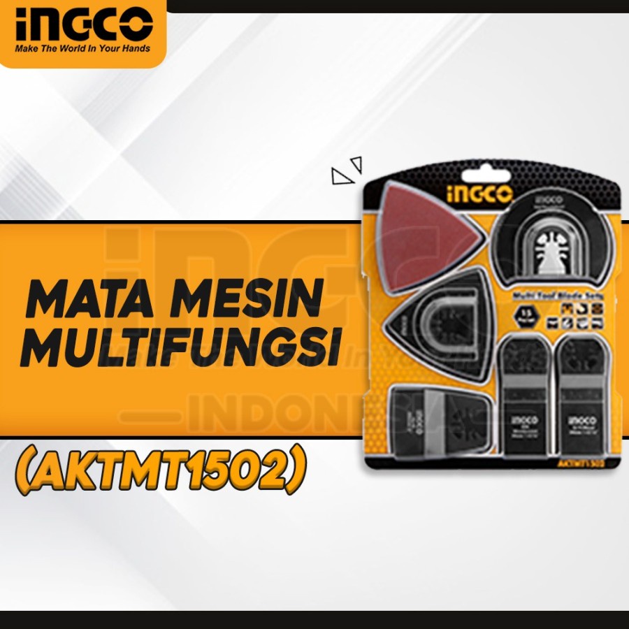 Jual Mata Mesin Multifungsi set INGCO AKTMT1502 | Shopee Indonesia