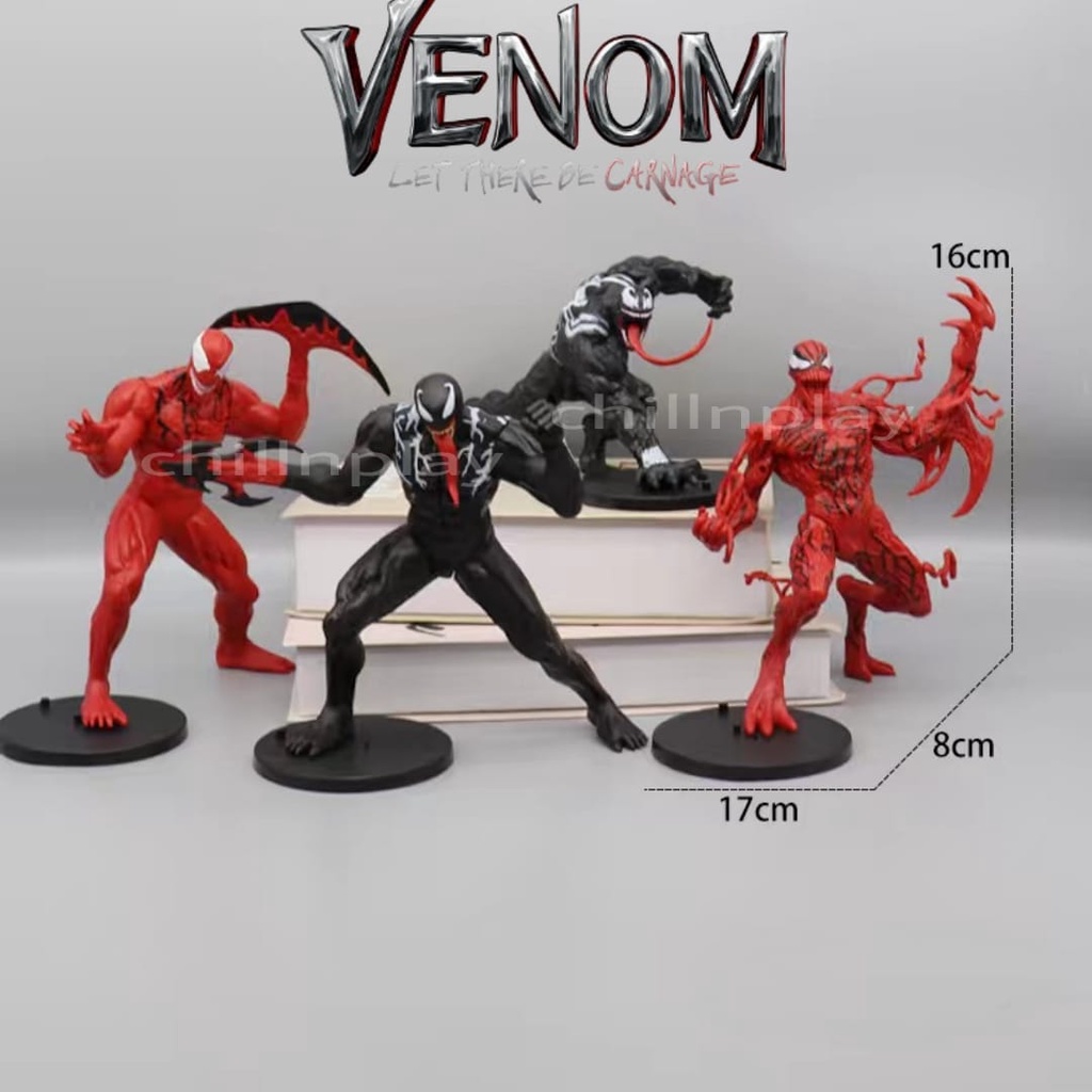 Jual Mainan Action Figure Spiderman Venom Edward Brock Marvel Avengers ...