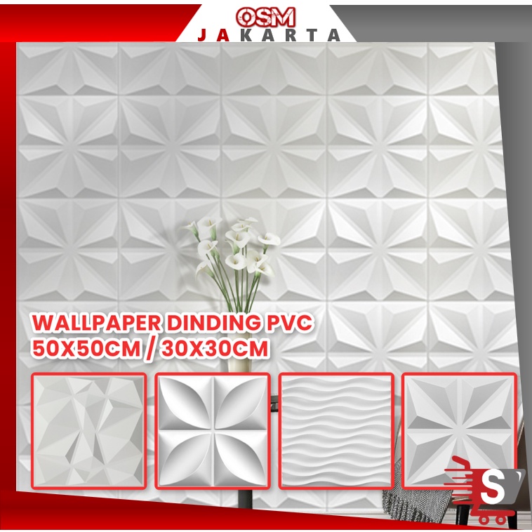 Jual OSM JKT H5430 Wallpanel PVC / Wall Panel PVC 3D / Wallpaper Dinding Dekorasi / WallPanel 3D ...
