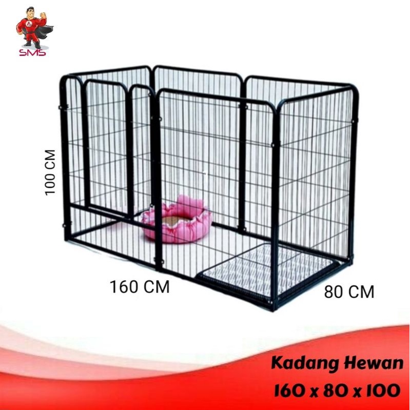 Jual Pagar Premium Anjing Kucing Tebal Kokoh Besi Holow Quality Export ...