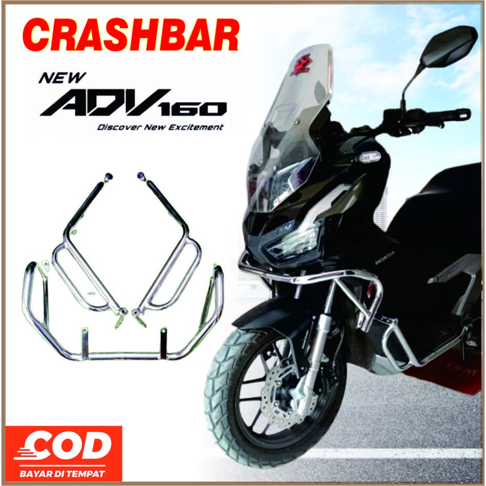 Jual CRASHBAR ADV 160 - TUBULAR CRASHBAR HONDA ADV 160 PNP AMP KUAT ...