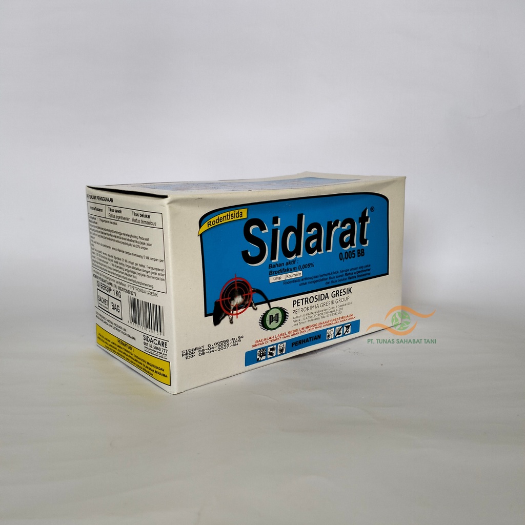Jual RODENTISIDA SIDARAT 005 BB Kemasan 100 GR / 1 KG- Racun Tikus ...