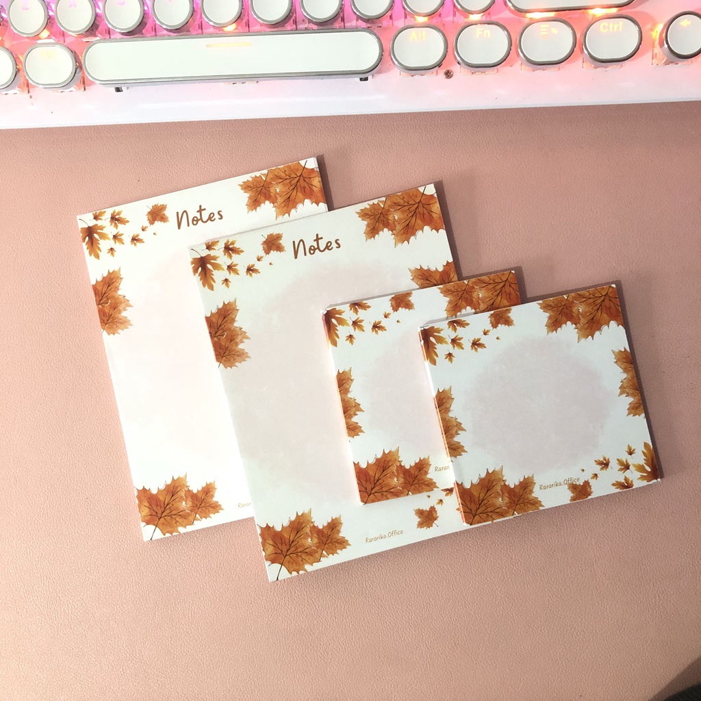 Jual Notepad Autumn VOL 6 Musim Gugur Aesthetic | Shopee Indonesia